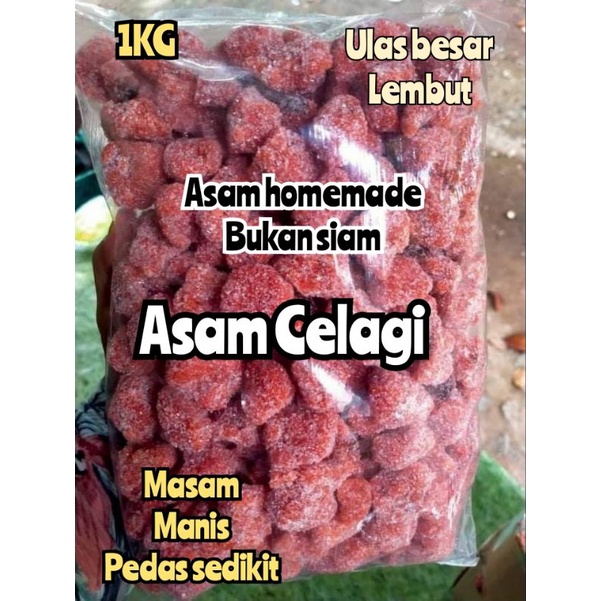 Asam Celagi / Asam Jawa Gula Homemade 1kg Masam Manis Pedas | Shopee ...
