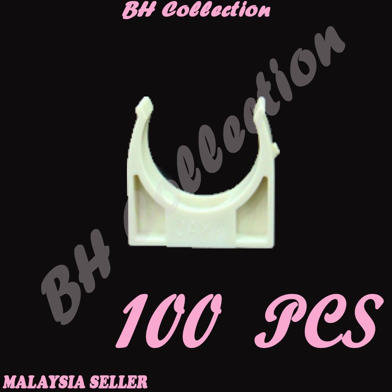 (E64)PVC CONDUIT FITTINGS SPRING CLIP 1" or 3/4" (100pcs) | Shopee Malaysia