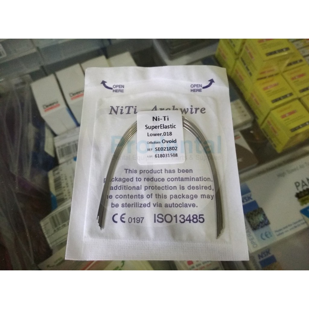 Niti Braces / Lower Stirrup Wire Size 0.18 (10 pcs) | Shopee Malaysia