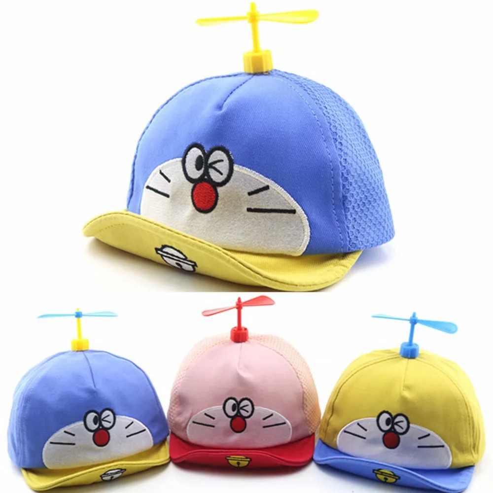 0-30M Baby Hat Kids Doraemon Hats & Caps Cartoon Dragonfly Snapback Cap ...