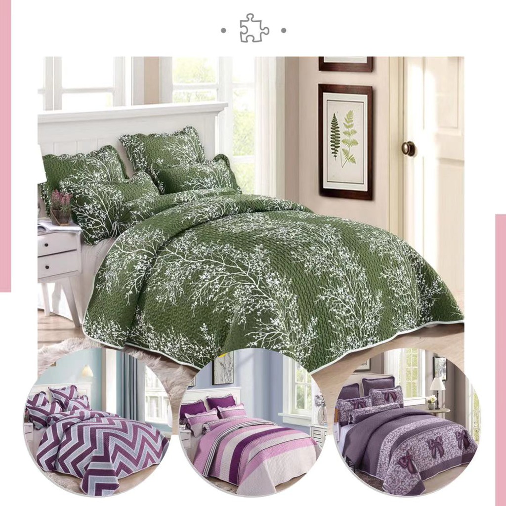 Cadar Single / Super single 2 in 1 / Bedsheet / Bedding sets | Shopee ...