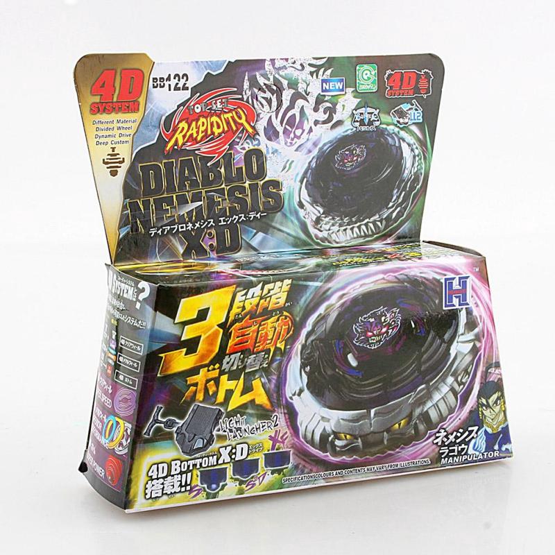 4D System BB-122 Beyblade Diablo Nemesis X:D Metal Fusion Fight Masters ...