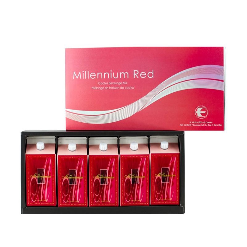 Millennium Red Cactus Juice 100% Original (clearance stock) | Shopee ...