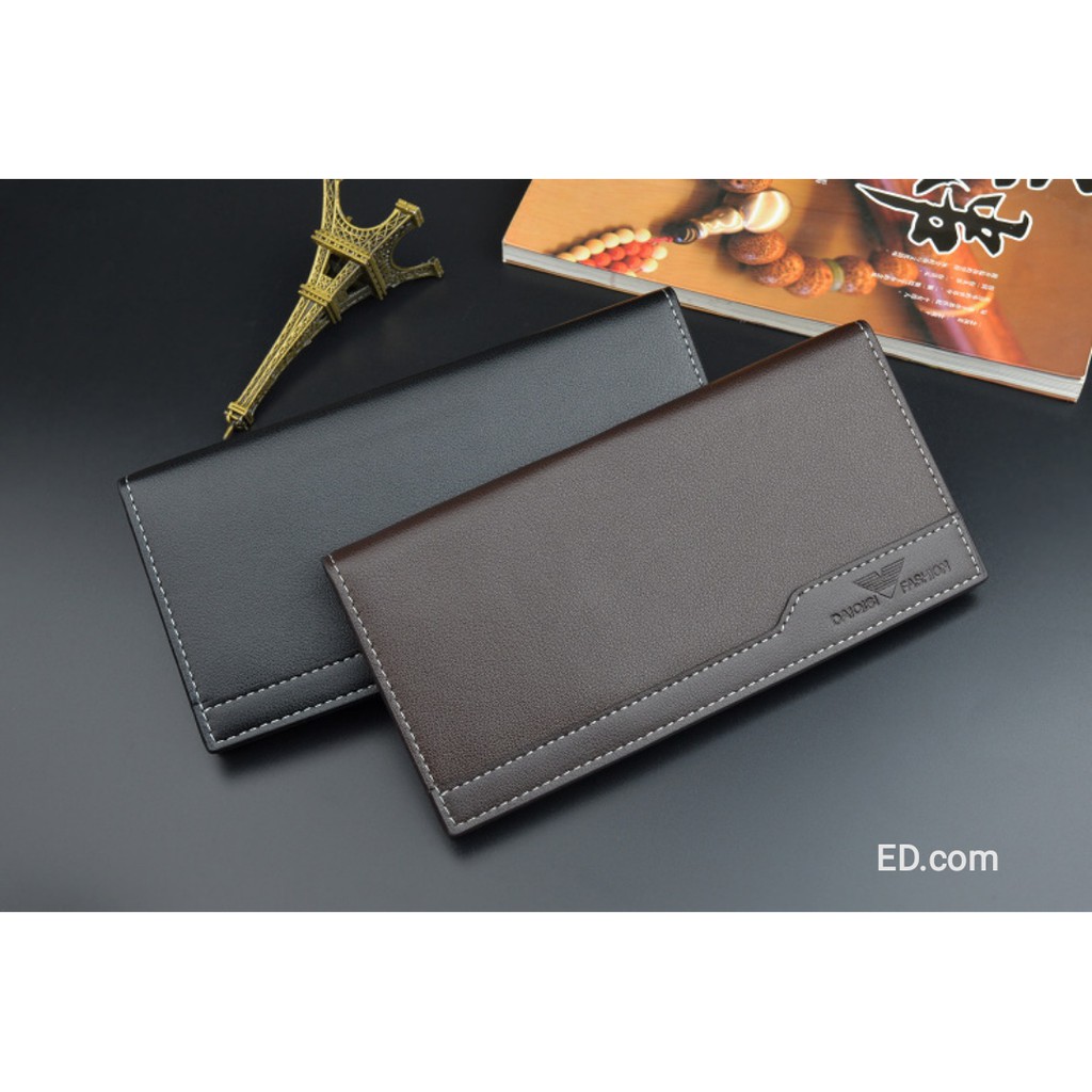 ED Ready Stock Korean New Design High Quality Men Long Clutch Leather ...