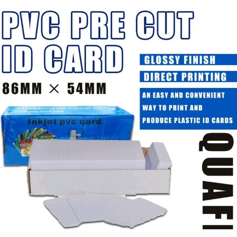 PVC Pre Cut ID Card to print | Shopee Malaysia