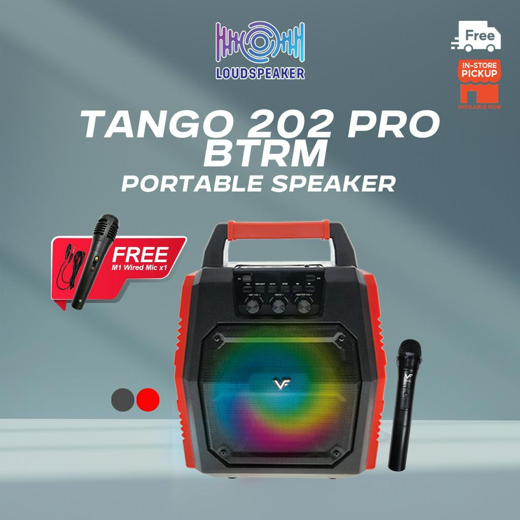 Vinnfier VF Tango 202 Pro BTRM TWS Wireless Portable Bluetooth Speaker with Wireless Mic Super ...