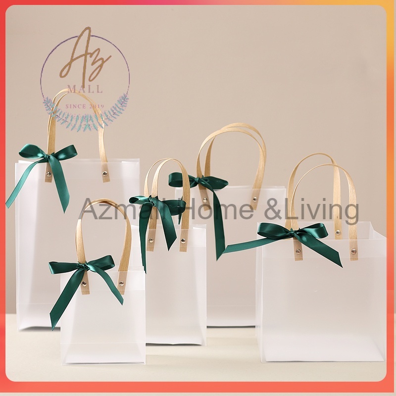 Frosted PP Gift Bag Goodies Bag/Goodies Bag Wedding Beg Kahwin Raya ...