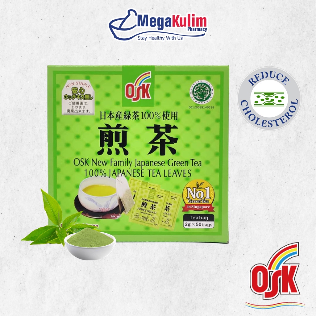 OSK 100% Japanese Green Tea Leaves (20's / 50's) | Shopee Malaysia
