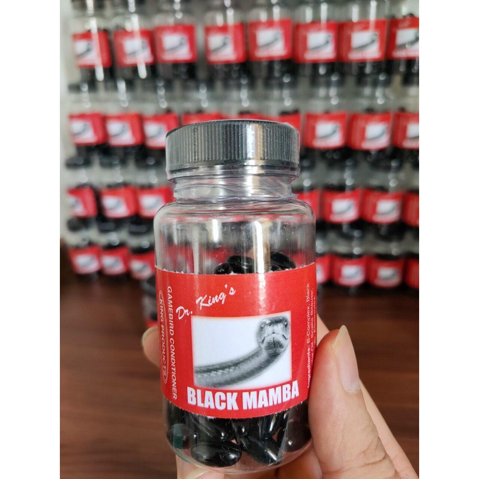 10 BLACK MAMBA STONE THUOC PILLS - BLACK Snake Venom, Made in DR-KING ...