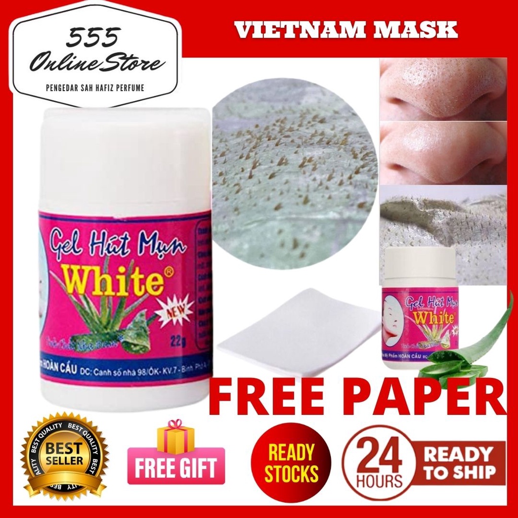 Vietnam Mask Whitehead Mask Blackhead Mask Masker Bintik Hitam Mask ...