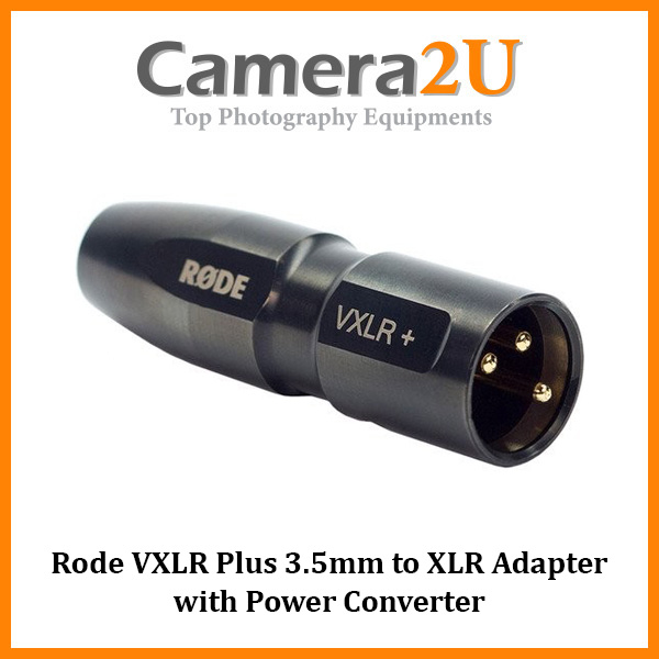 Rode VXLR Plus 3.5mm to XLR Adapter with Power Converter VXLR+ | Shopee ...