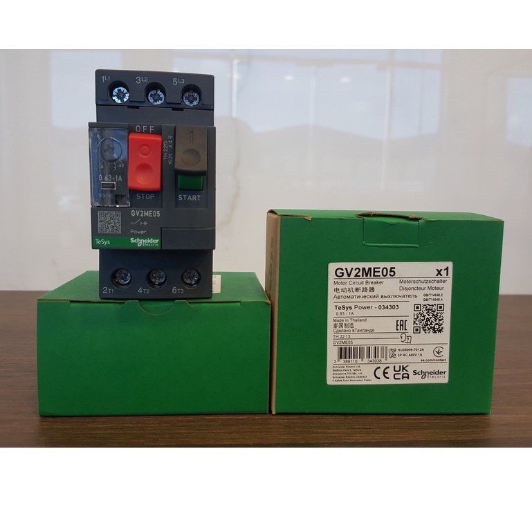 SCHNEIDER GV2 motor circuit breaker mms GV2ME05 GV2ME06 GV2ME07 GV2ME08 ...