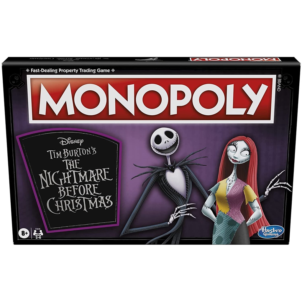 Monopoly: Disney Tim Burton's The Nightmare Before Christmas Edition ...