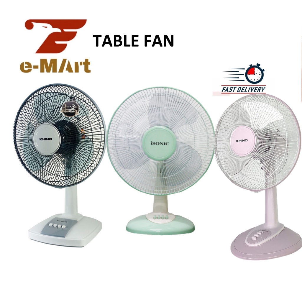 💥KHIND Table Fan 12" / 16" 桌子式电风扇💥 [ READY STOCK 现货] | Shopee Malaysia