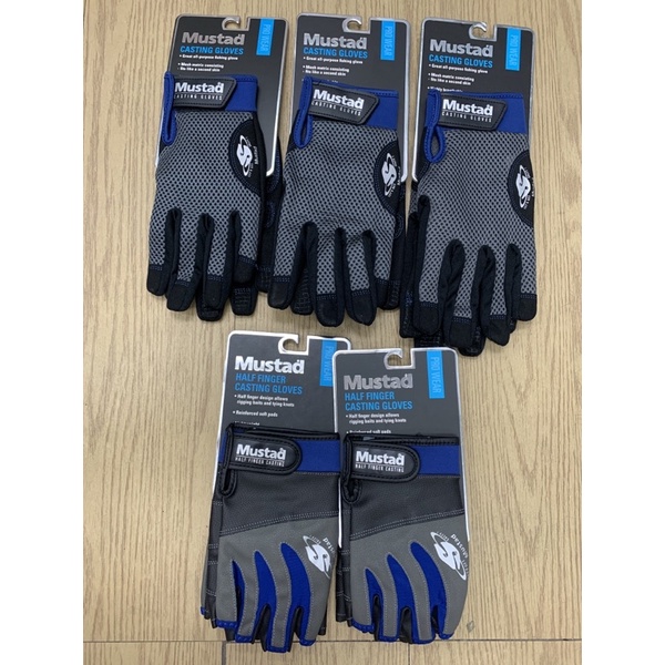 MUSTAD CASTING GLOVES FULL & HALF FINGERS & SUN GLOVES ORIGINAL 🔥 | Shopee Malaysia