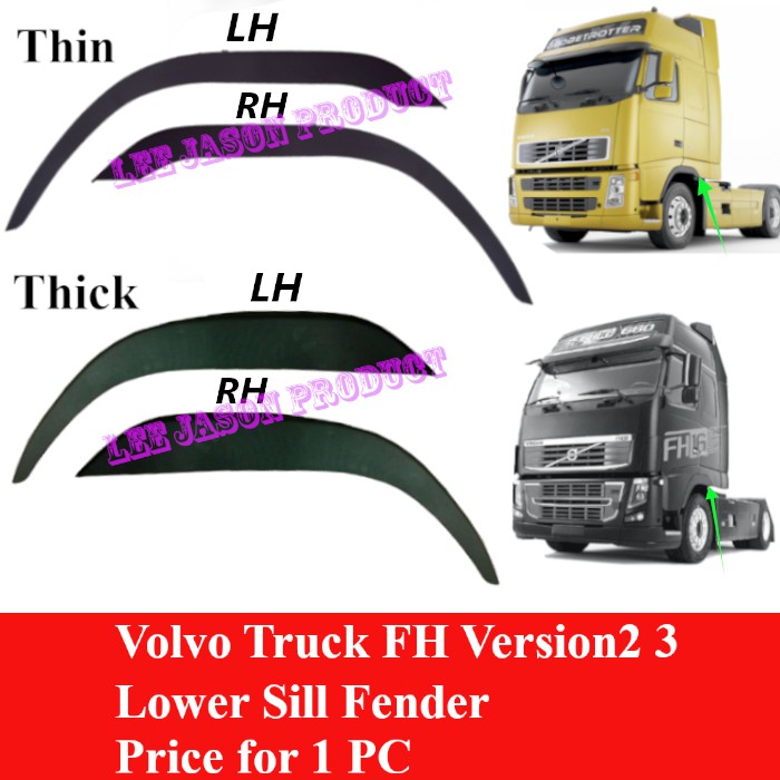 J127S14 VOLVO TRUCK FH V2 V3 VERSION 2 VERSION 3 20529682 20529681 ...
