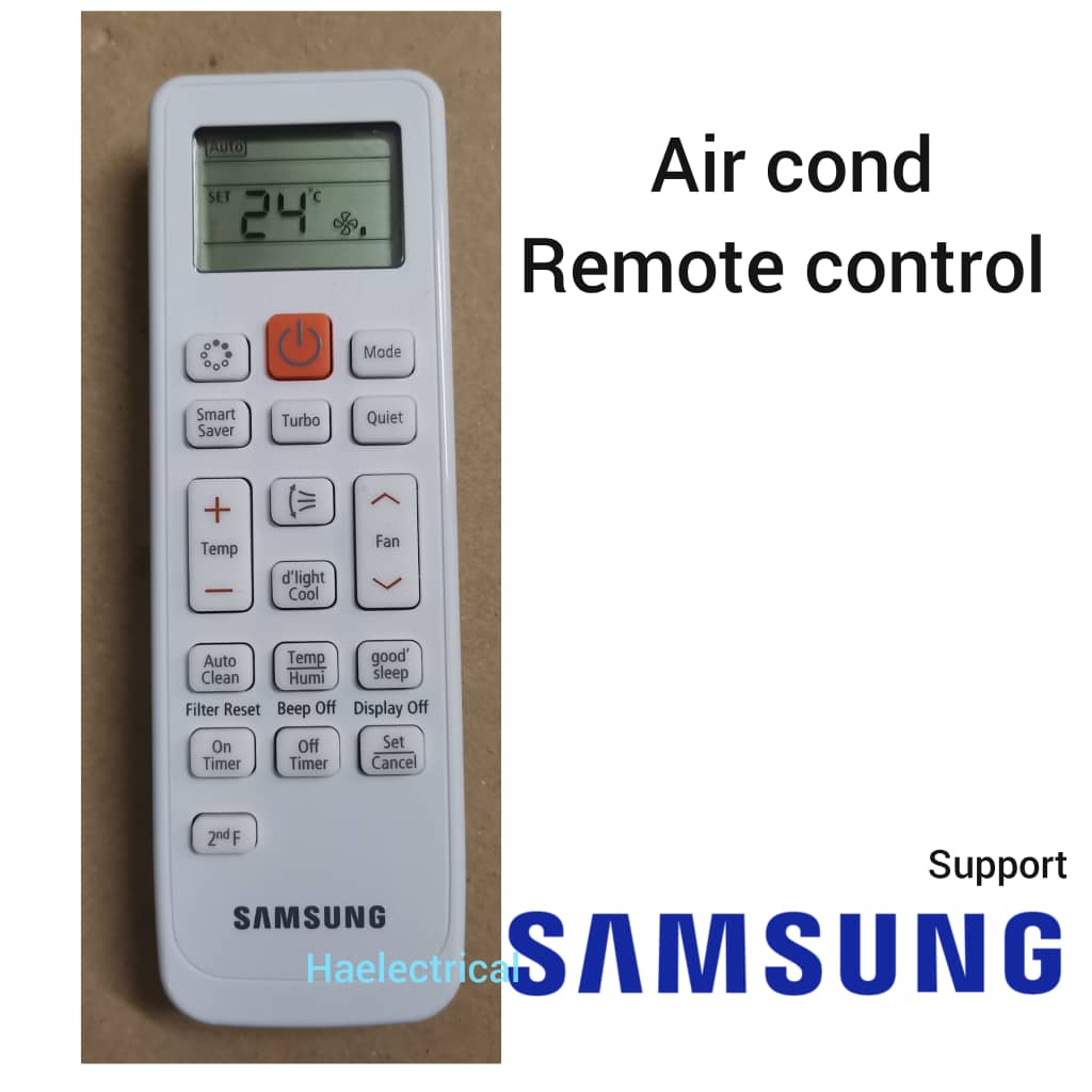 Samsung Air Cond Remote Control 1hp ~2.5hp (0RlGlNAL QUALITY) | Shopee ...
