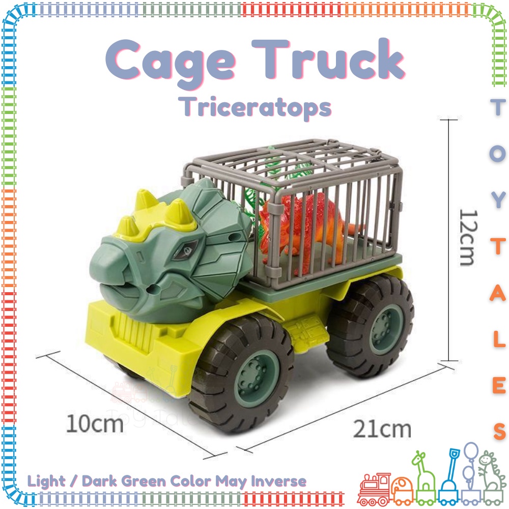 Dino Construction Vehicles Toys [ LARGE ] Jurassic Kids Dinosaur ...