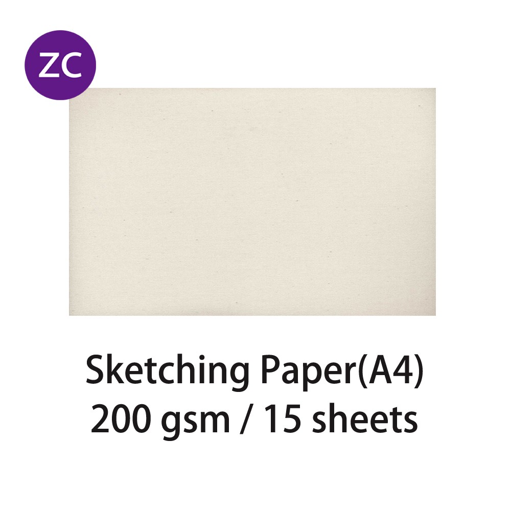 A4 Sketching Drawing Paper 200gsm (15sheet) | Shopee Malaysia