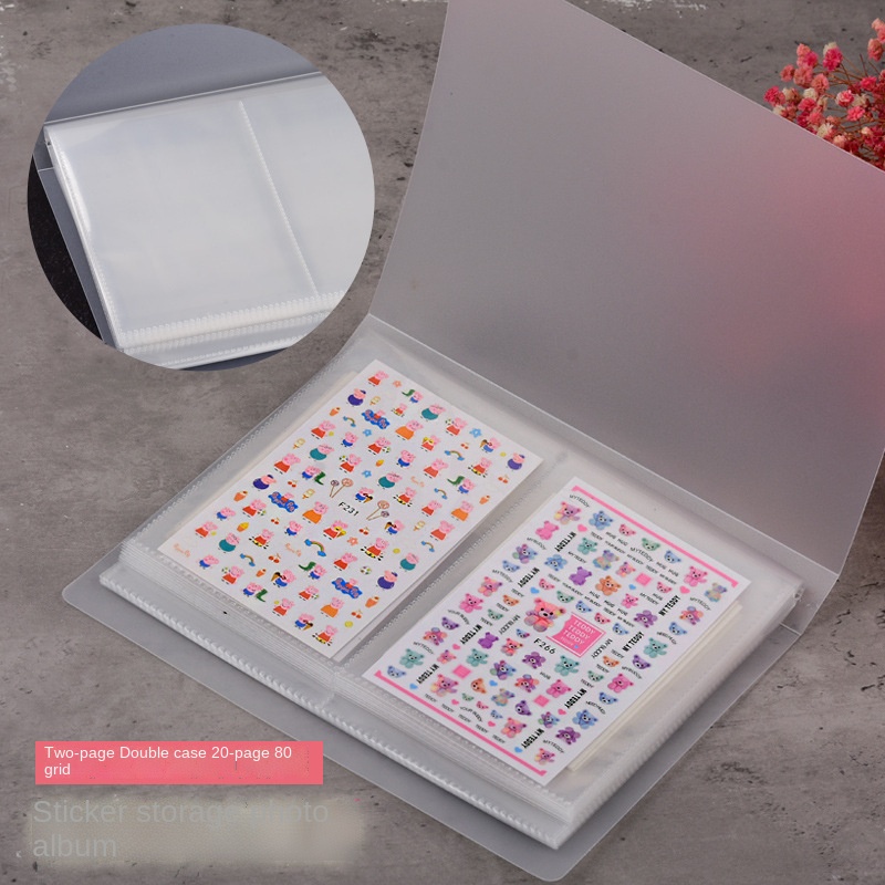 Nail Art Sticker Storage Book/Nail Decal Storage Book | Shopee Malaysia