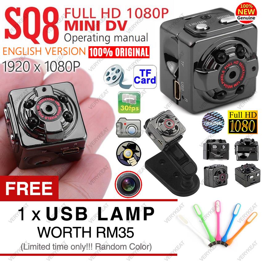 SQ8 Full HD 1080P Mini Car DVR Recorder Sport Action Car Spy Camera ...