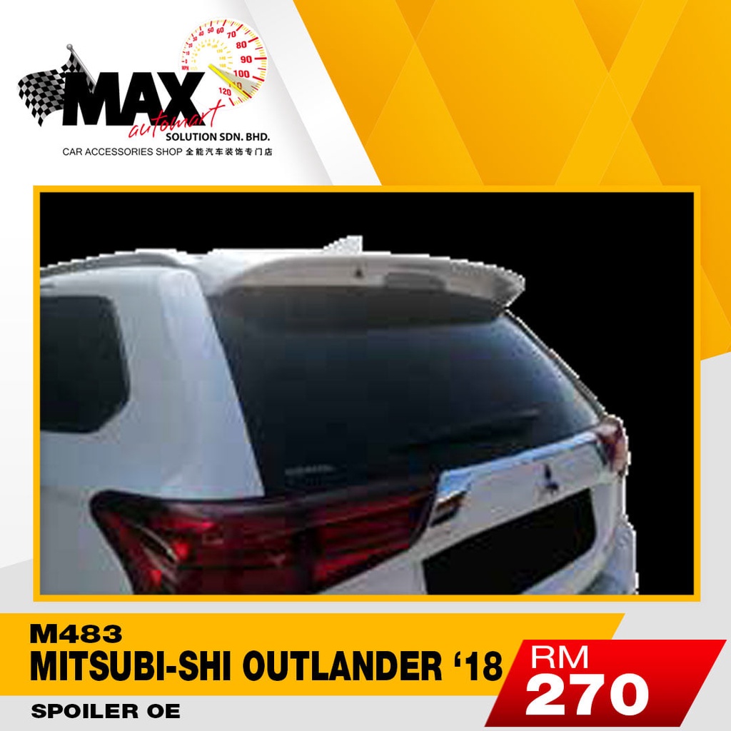 MITSUBISHI OUTLANDER 2018 SPOILER | Shopee Malaysia