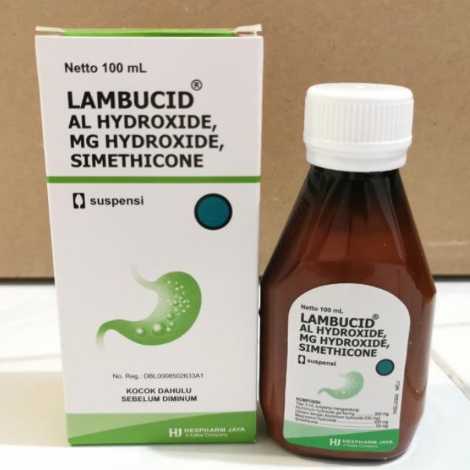 Lambucid 100 ML Syrup Suspension - To Overcoming Ulcers Ulcers | Shopee ...
