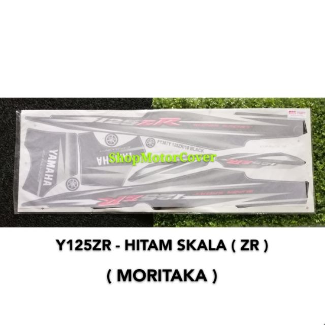 🔥MORITAKA🔥YAMAHA Y125ZR Y125Z Y125 125 (NO.10) HITAM SKALA ZR ~ STICKER ...