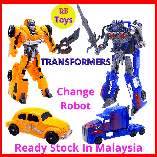 Transformers Robot Deformation 2-in-1 Toys, Optimus Prime & Bumblebee ...