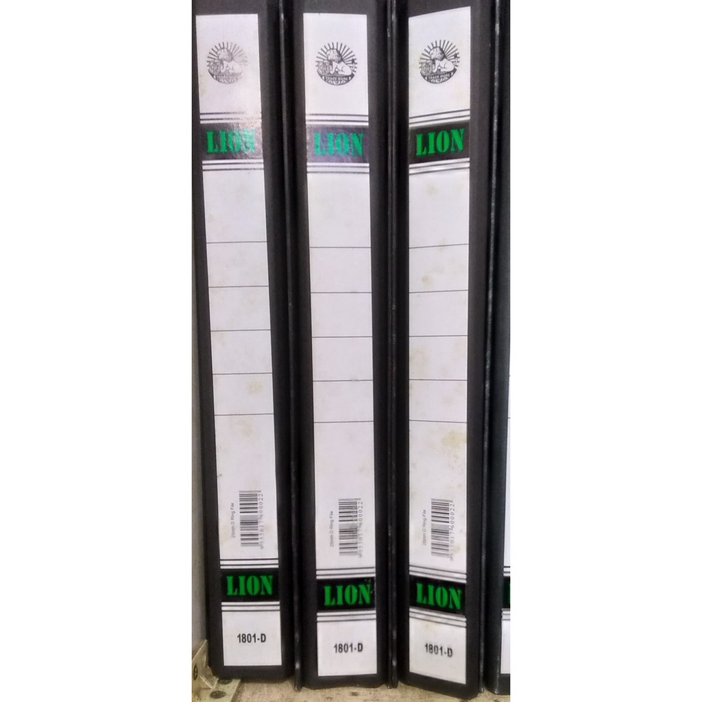 Hard Cover File/Fail Hitam Kulit Keras/BRILLIANT FILE/LION FILE/Office ...