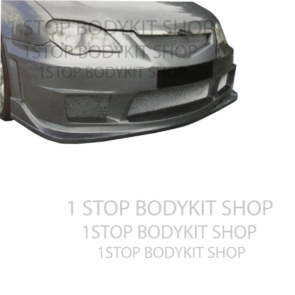 PROTON GEN 2 FRONT BUMPER (ING) FIBER(FIBERGLASS)SKIRT LIP BODYKIT ...