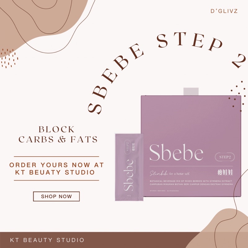 D‘GLIVZ SBEBE STEP 2 Block Carbs & Fats ~ 瘦娃娃 STEP 2 阻隔淀粉 阻隔油脂 5g x 30 ...