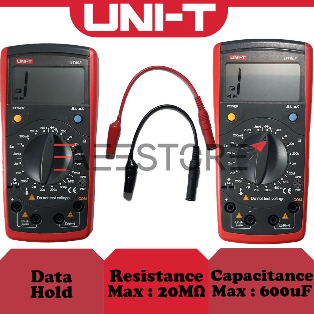 Uni T Ut 600 Inductance Capacitance Meter Ut 601 Ut 603 Shopee