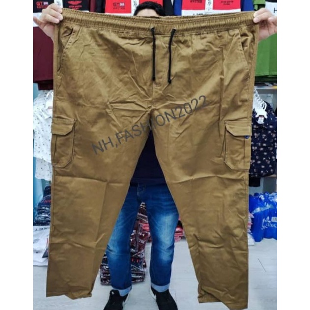 Men Plus Size Cargo Pants / Plus Size Men's Mobile Pant. | Shopee Malaysia