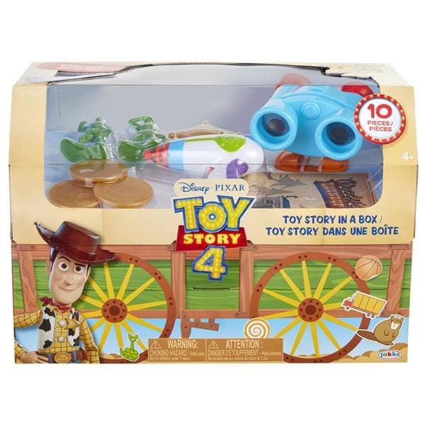 Toy Story 4 In Box Include Lenny, Buzz Blaster, Green Army Men, Pizza ...