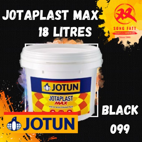 Jotun Jotaplast Max Emulsion Interior (BLACK) 18 Litres (Song Fatt ...