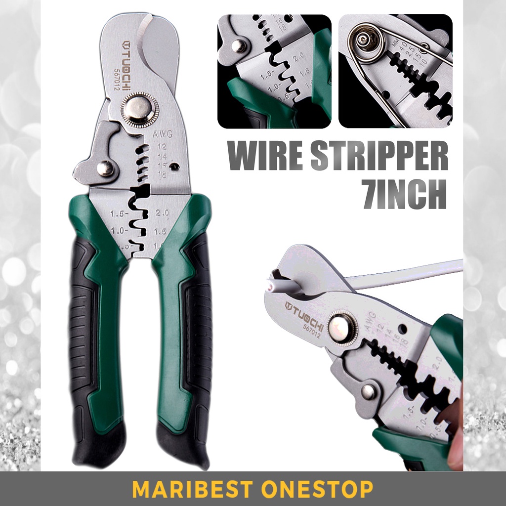 2 in 1 7Inch Wire Stripper Professional Tools Wire Stripper Cable ...