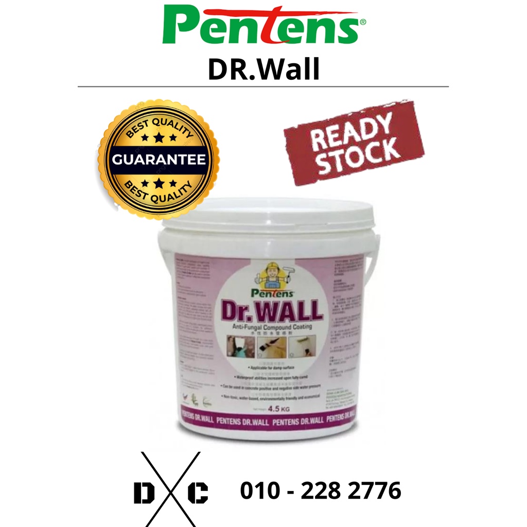 Pentens Dr. Wall Anti-fungal Compound Coating 1KG Waterproof Paint ...