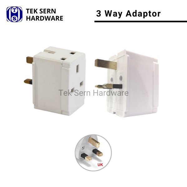 3 PIN 13A MULTI-ADAPTOR FOR EU/ CN/ AUS/ UK PLUG TOP- 3 Pin Universal ...