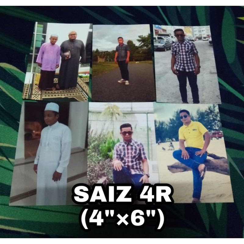 Print/Cuci Gambar saiz 4R (4"×6")inci 100pcs FREE ALBUM🔥 | Shopee Malaysia