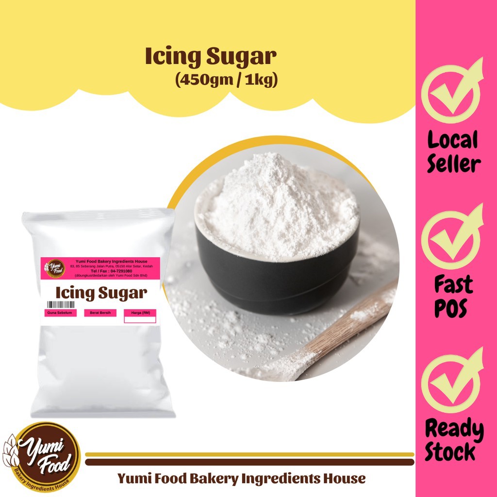 [READY STOCK] Icing Sugar / Gula Aising / Gula Icing [BAKING USE ...