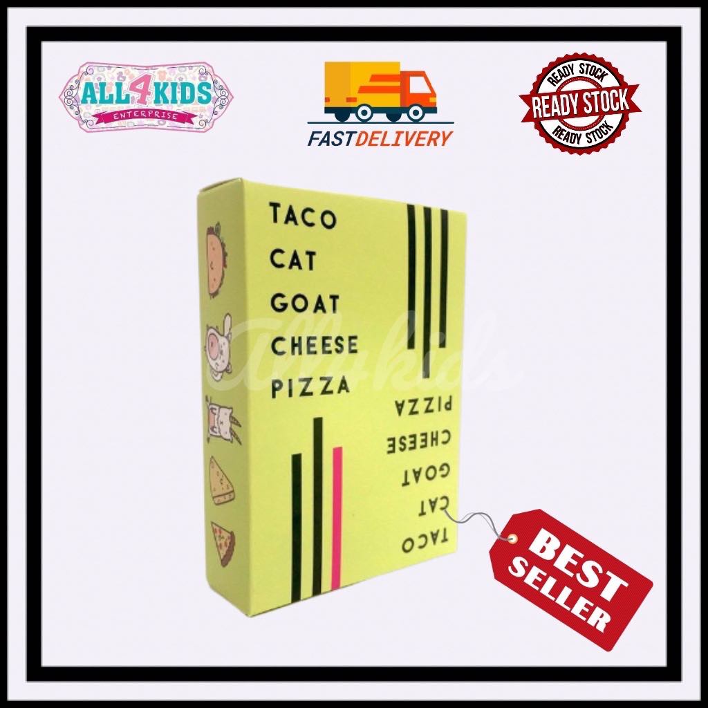 Taco Gat Goat Cheese Pizza Family Bonding Play Board games | Shopee ...