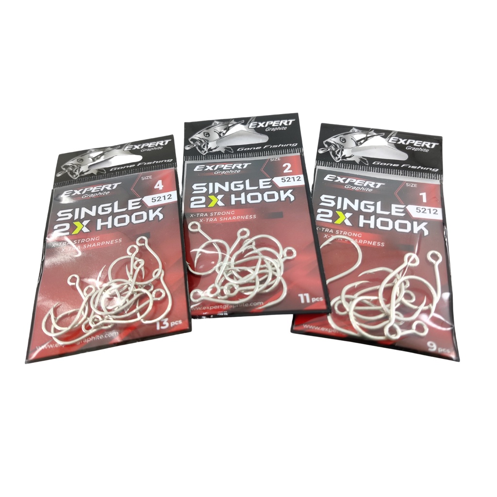Expert Graphite 5212 Single 2X Fishing Hook | Shopee Malaysia