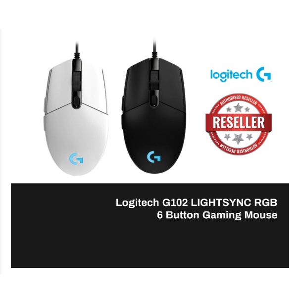 Logitech G102 Lightsync RGB Gaming Mouse | Shopee Malaysia