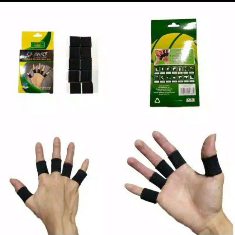Avo FINGER SUPPORTER/ VOLY GOALKEEPER FINGER DECK FUTSAL HAND PROTECTOR ...