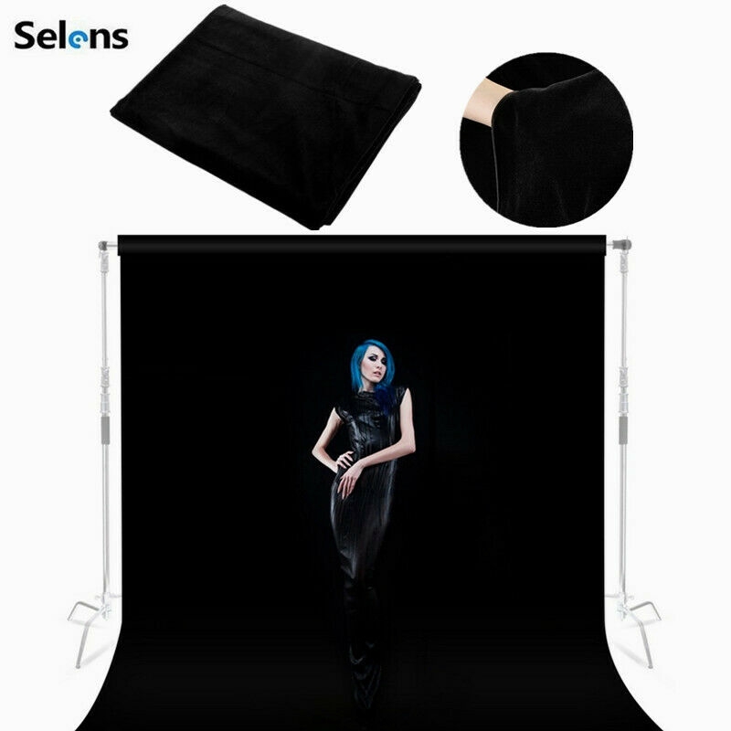 Selens Photography Background Cloth Velvet Velour Fabric No-Pleat ...