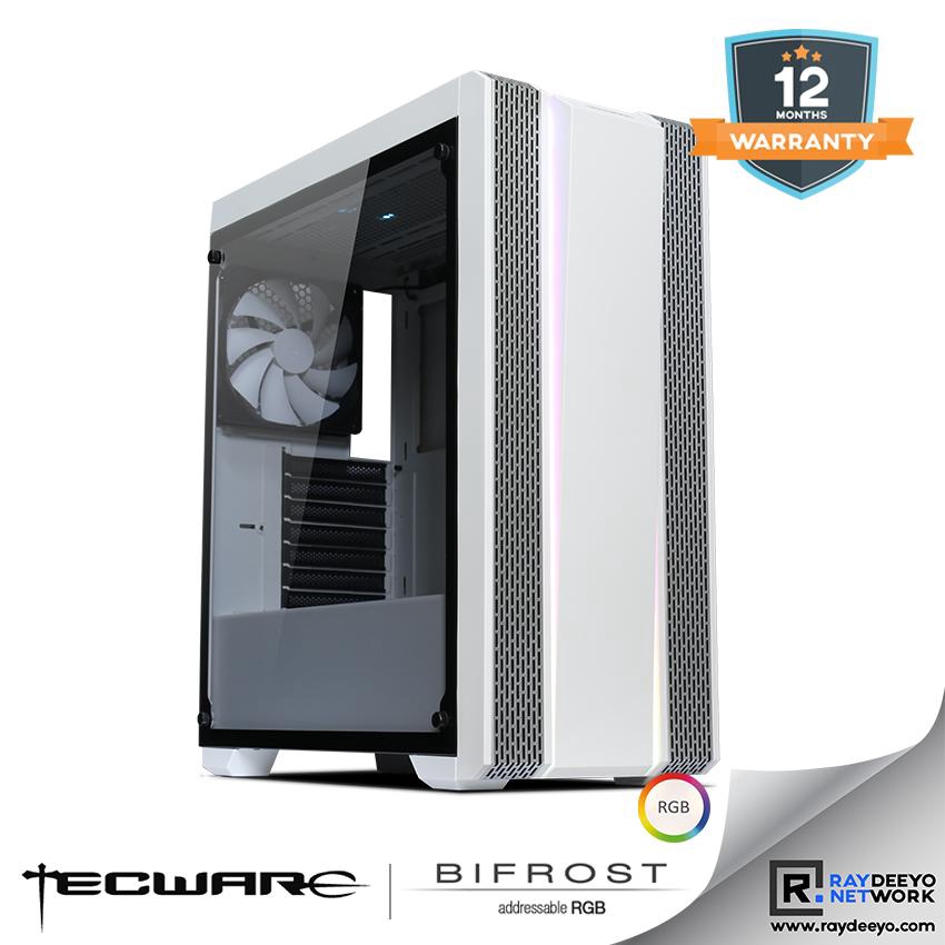 Tecware BIFROST ARGB TG (WHITE) ATX GAMING CASE [ATX, Matx, Mini-ITX ...