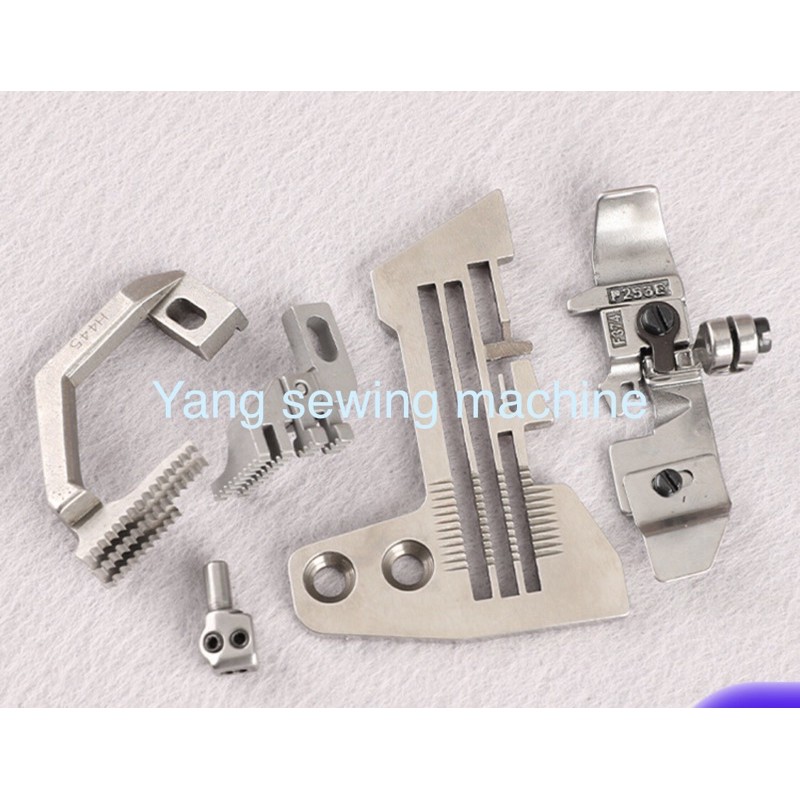 Guide Set 747 Mesin Jahit Tepi High Speed Industri ~ 2 Needle 4 Thread ...