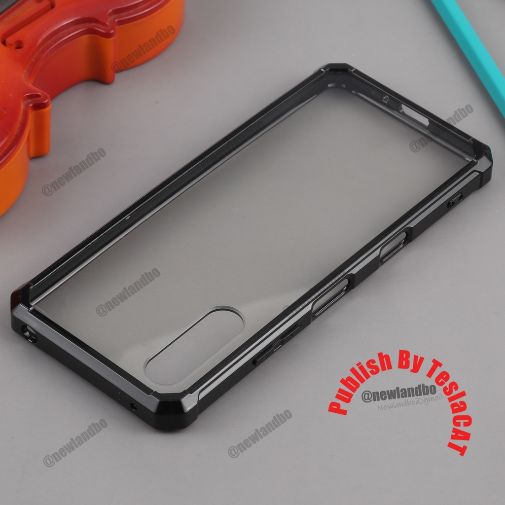 Crystal Shock Proof Transparent hard Back Phone case For Sony Xperia 1 ...