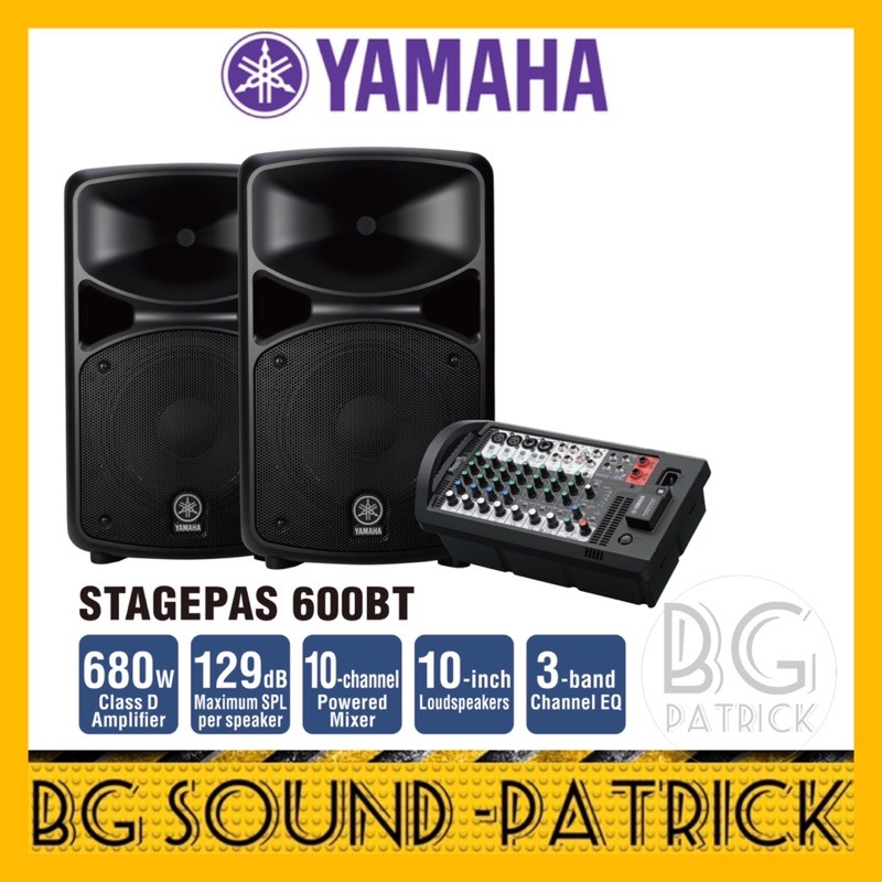 Yamaha Stagepas 600BT Portable system | Shopee Malaysia